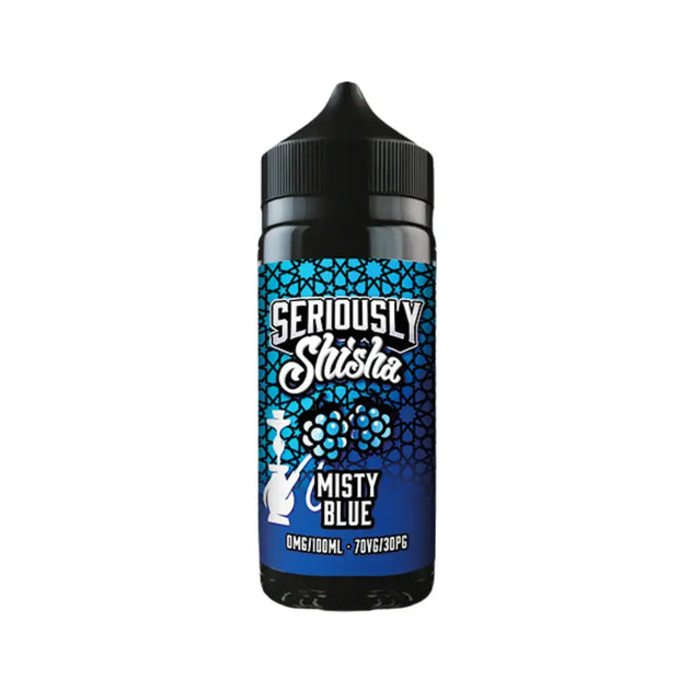Misty Blue 100ml Shortfill E-liquid by Seriously Shisha - | EcigZoo